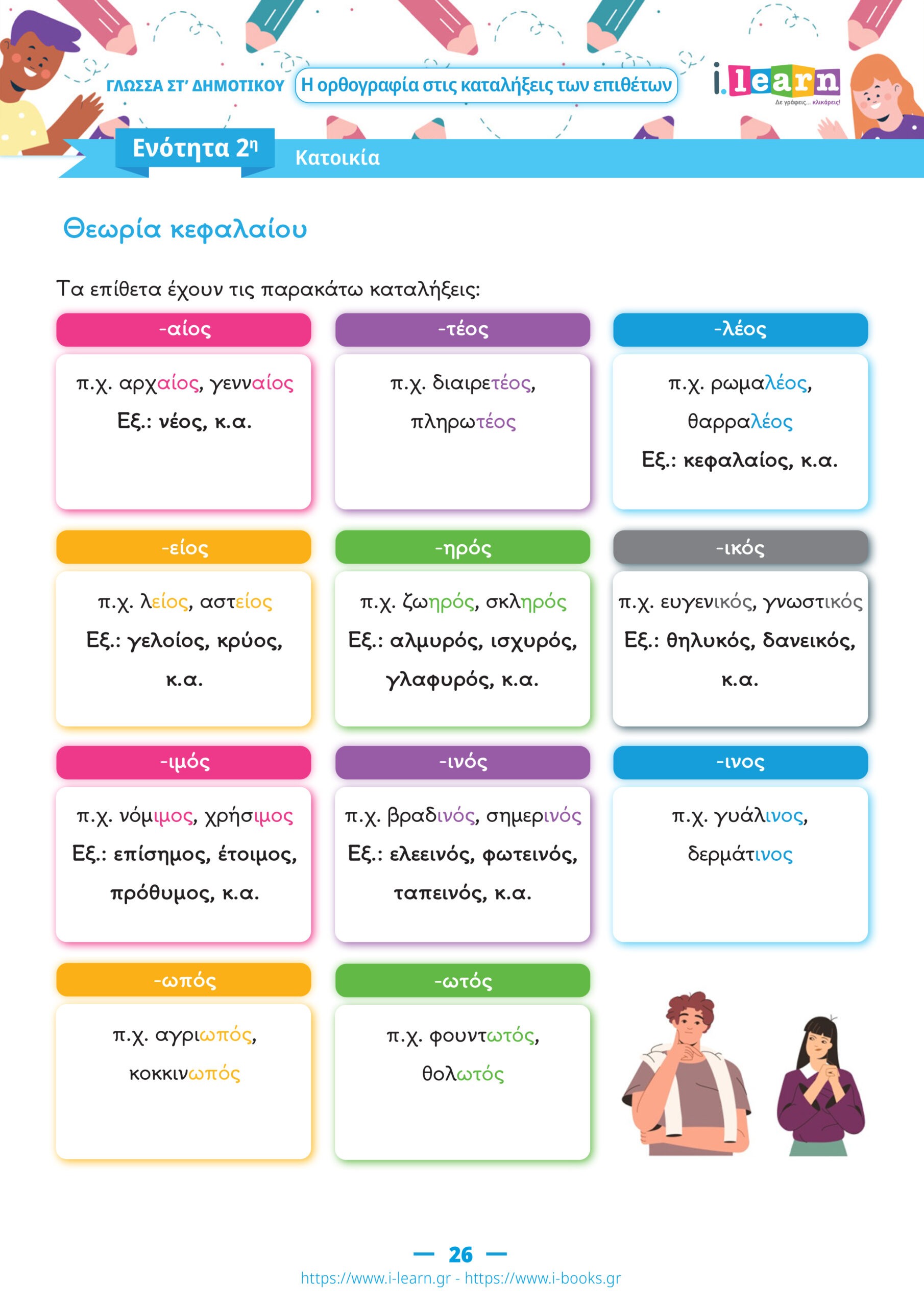 Γλώσσα Στ΄Δημοτικού, Τεύχος Α (ebook) - i-Books
